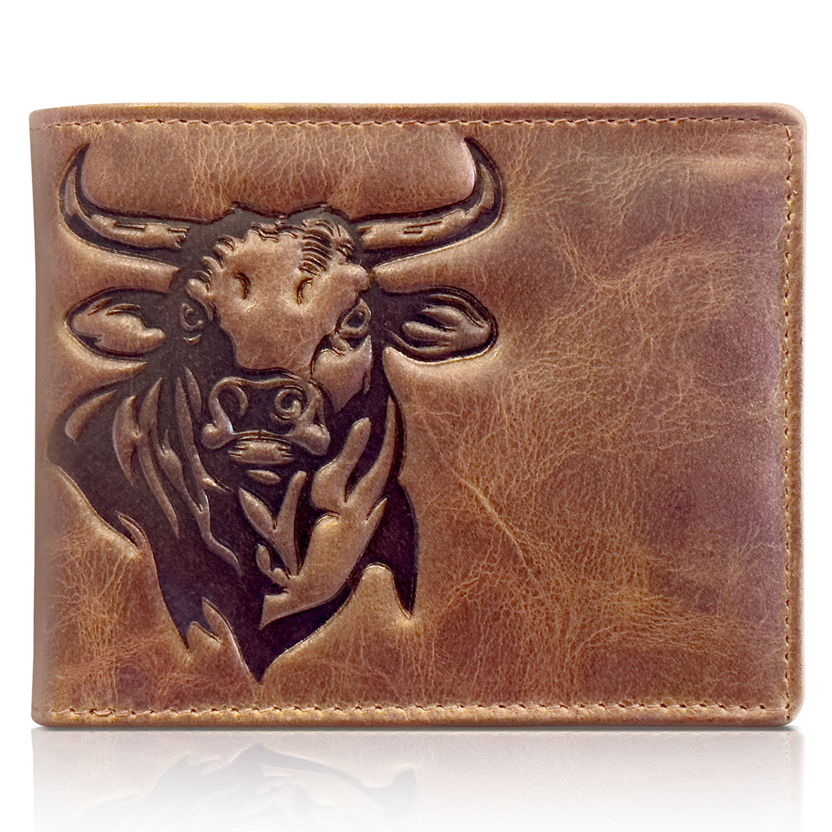 The Rodeo Bull Bifold Wallet | Mid-West-Range.com